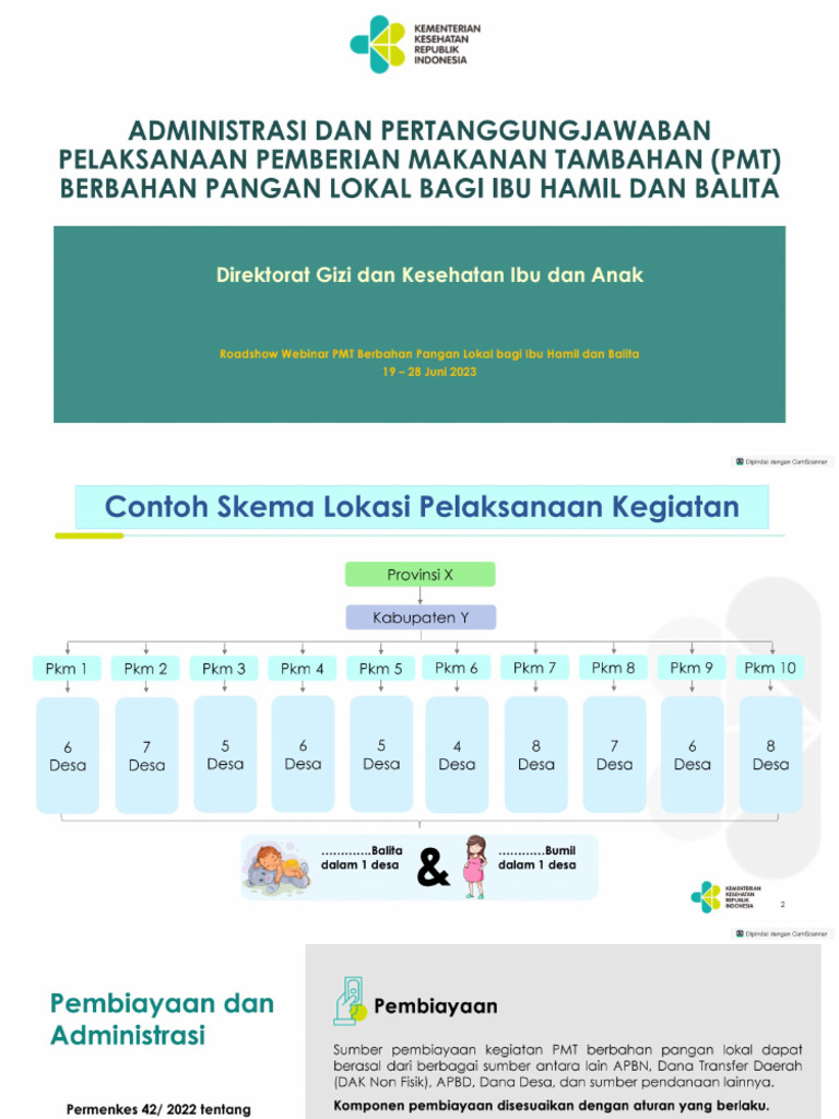 Administrasi Dan Pertanggungjawaban Pelaksanaan PMT Lokal | PDF