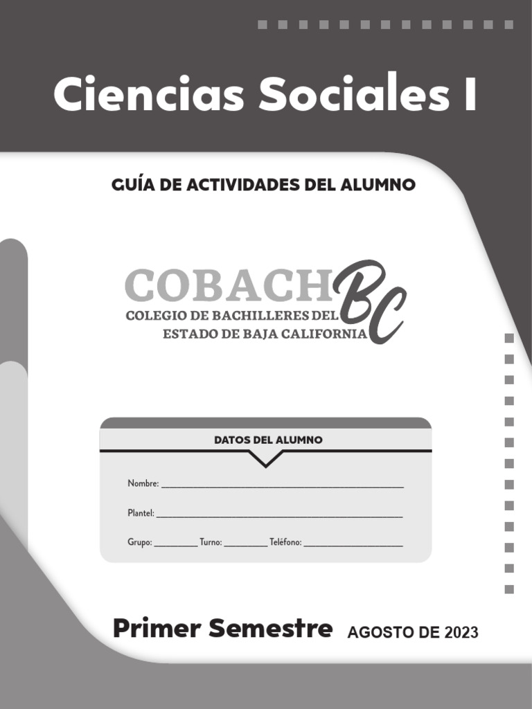Guía de Actividades Ciencias Sociales | PDF