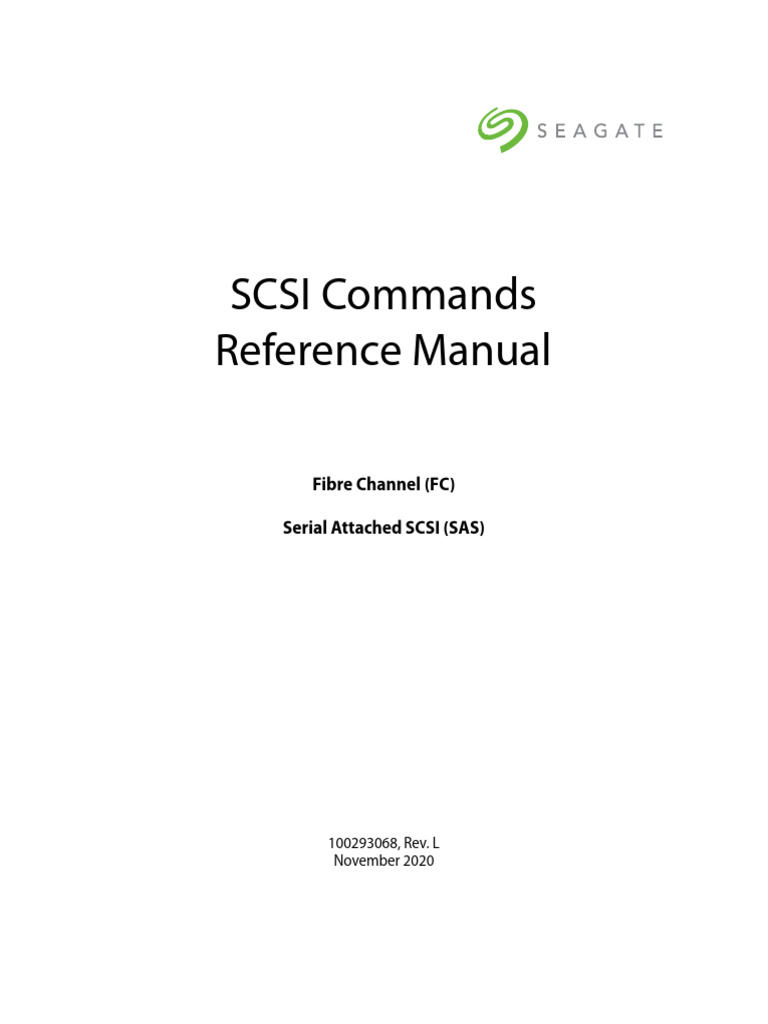 SCSI Commands - 100293068L | PDF | Home & Garden | Computers