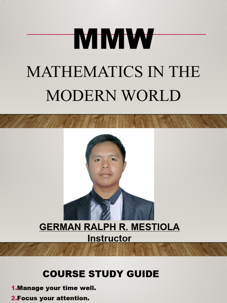 MMW Chapter 1 GH Annotated | PDF | Sequence | Elementary Mathematics