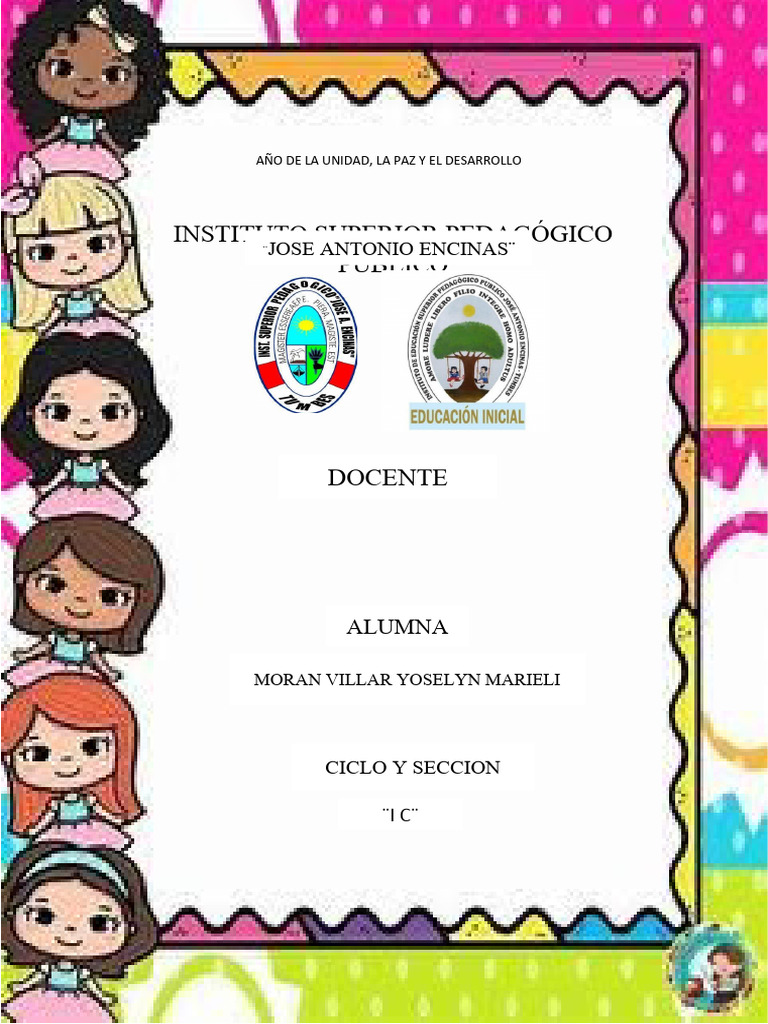 Caratula Sin Nombre de Docente | PDF