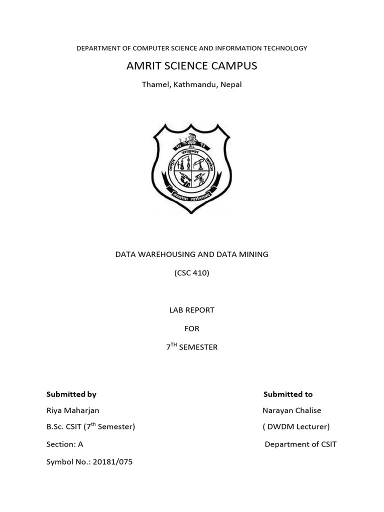 DWDM Print | PDF | Statistical Classification | Cluster Analysis