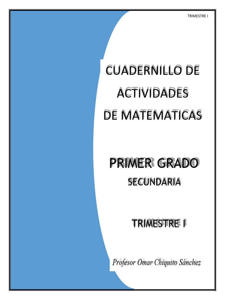 Cuadernillos Telesecundaria Primer Grado