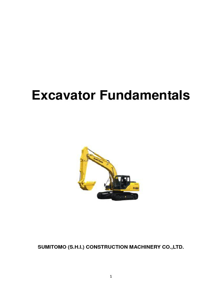 Basics of Excavator | PDF