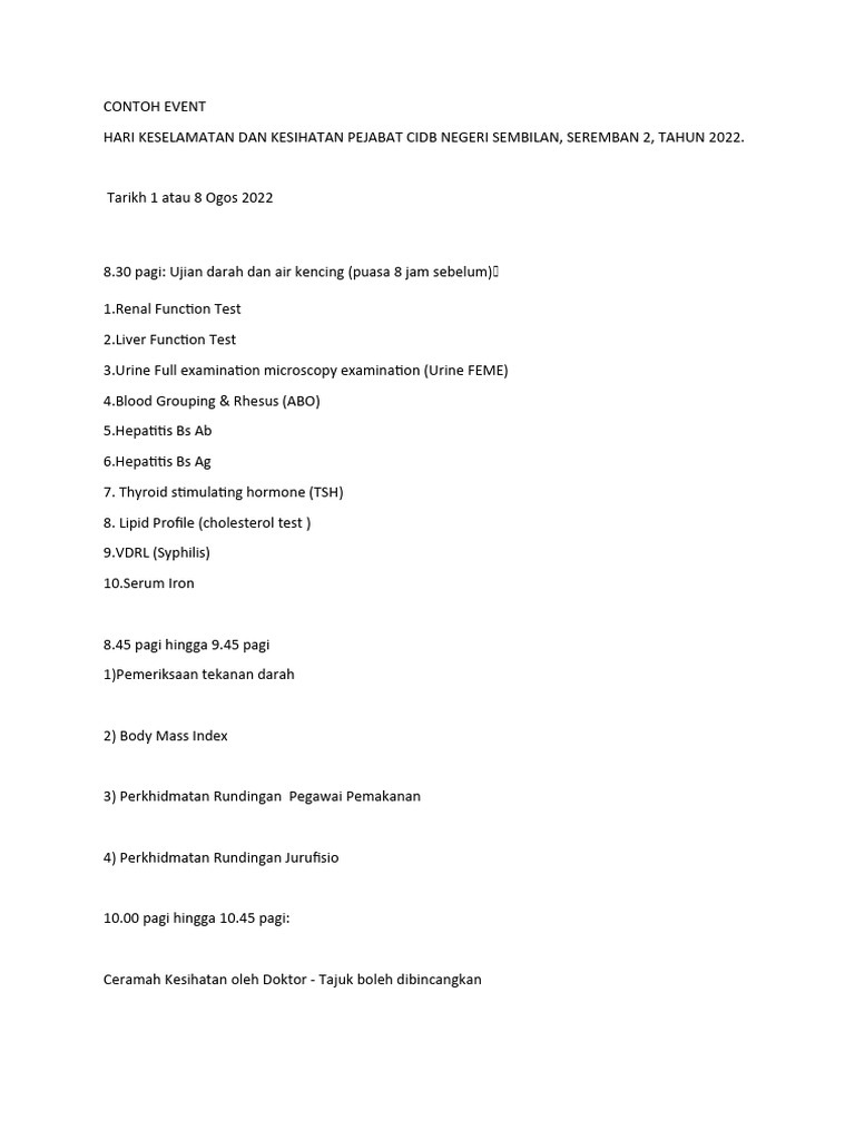 Contoh Event | PDF
