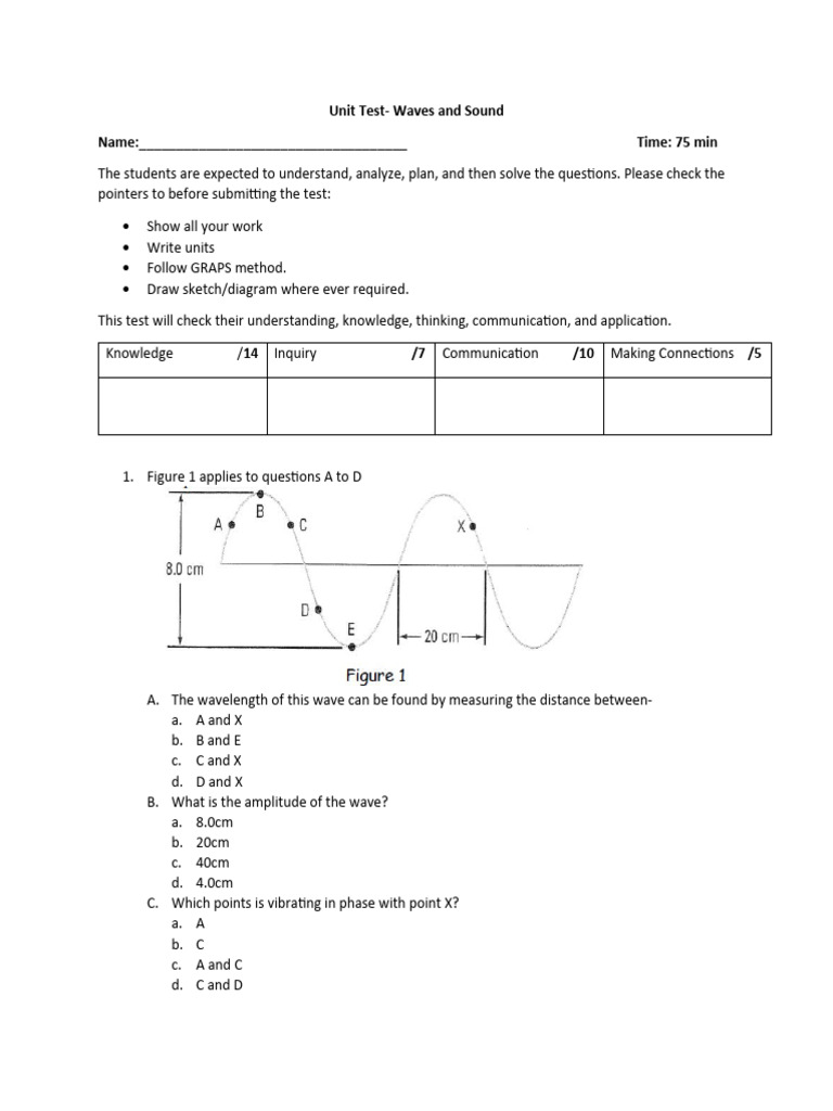 Culminating Assessment-Module6 | PDF | Waves | Sound