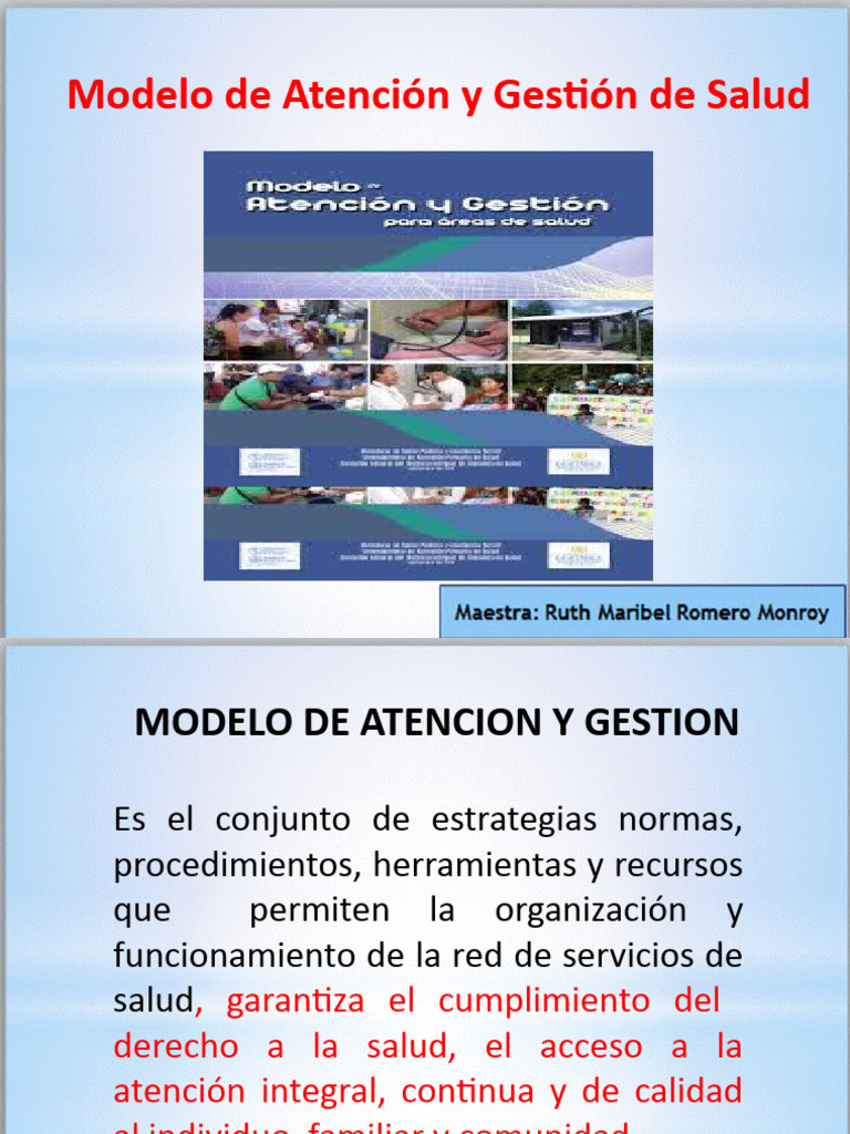 Modelo de Atención RISS | PDF