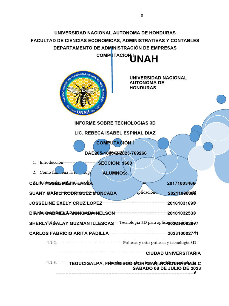 Tecnologias 3 Dinf | PDF | Impresión 3d | Escáner de imagen