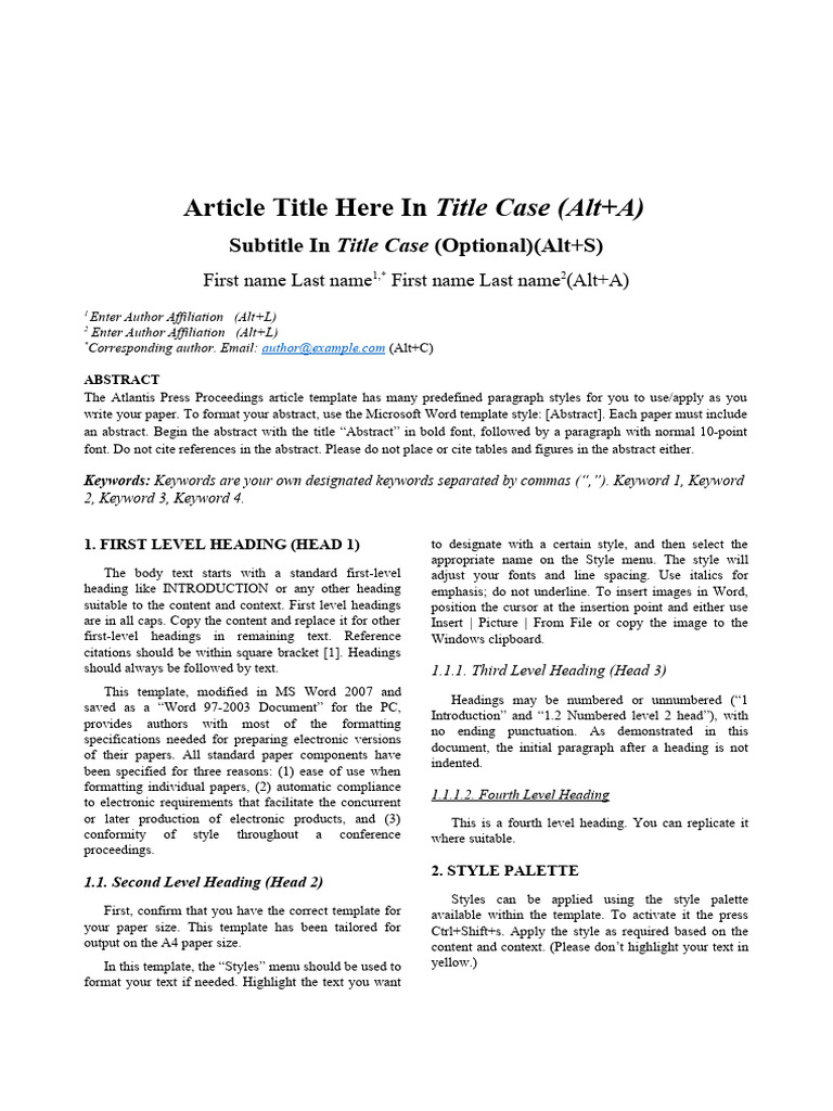 AP - Template ICSS | Download Free PDF | Formal Verification ...