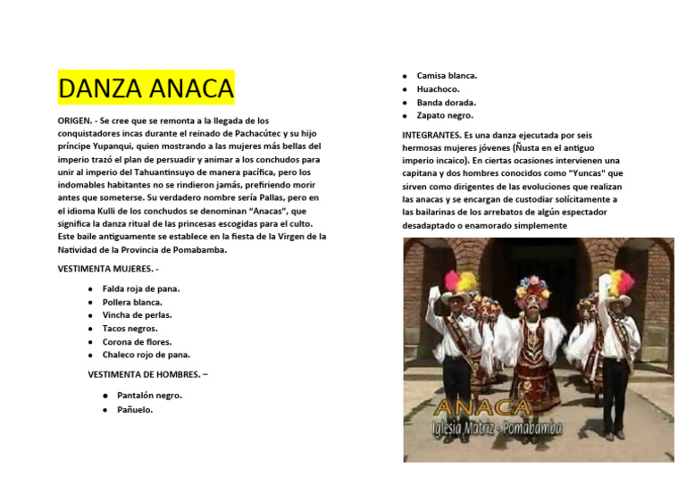 Danza Anaca | PDF