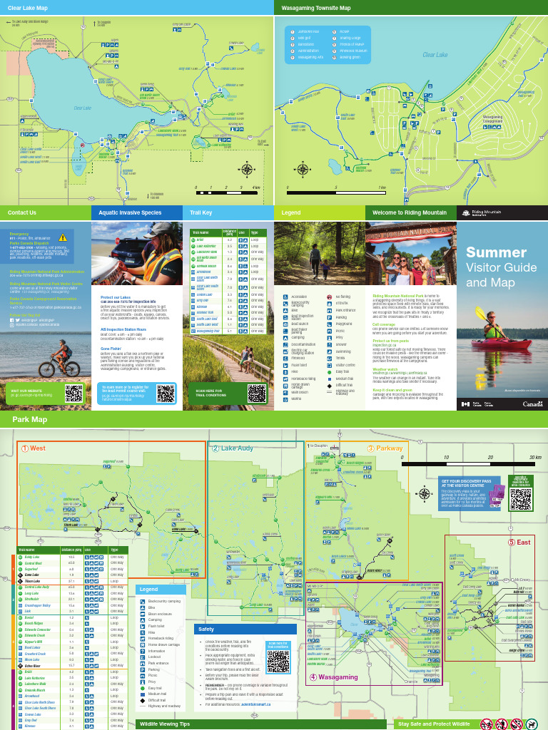 Wasagaming Visitor Map | PDF | Urban Planning | Parks