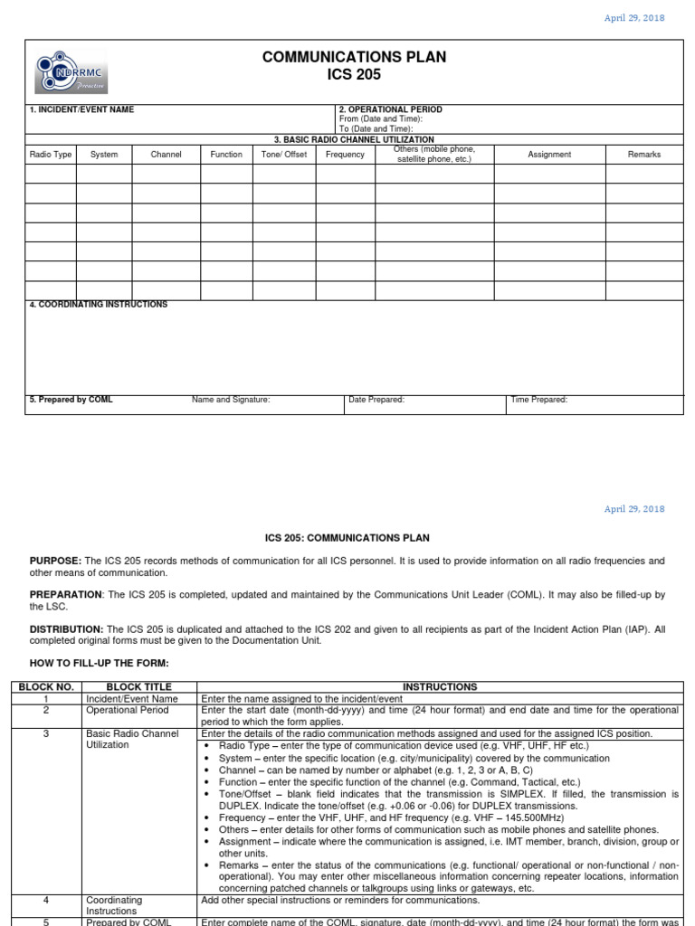 Ics 205 | PDF | Very High Frequency | Ultra High Frequency