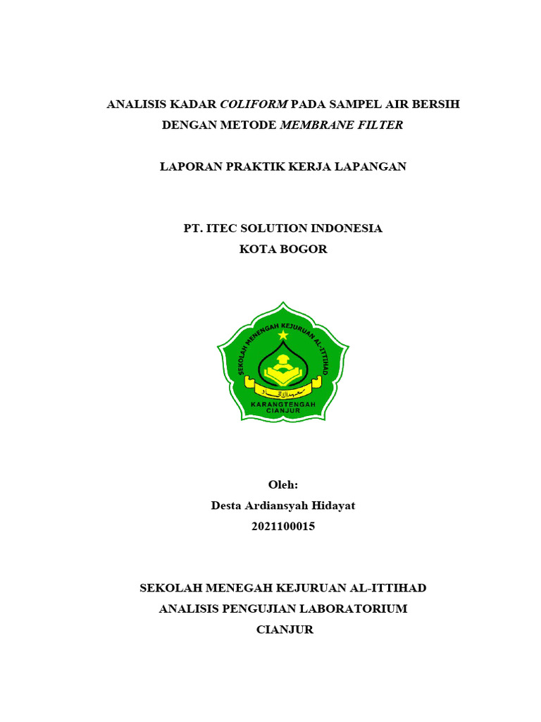 Laporan PKL Desta | PDF