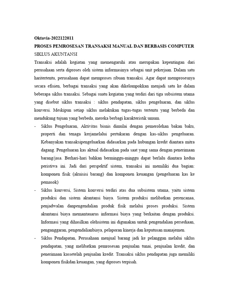 Manual And Computerised Accounting System Pdf