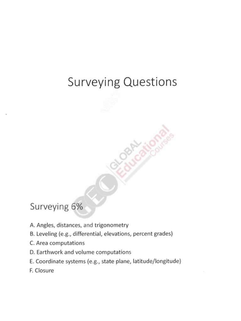 38-Surveying Practice 1 | PDF