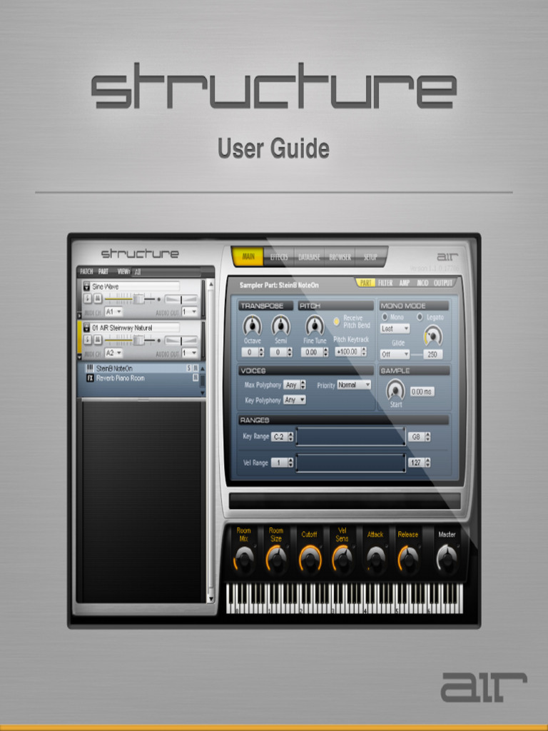 AIR Music Tech - Structure v2 - User Guide | PDF