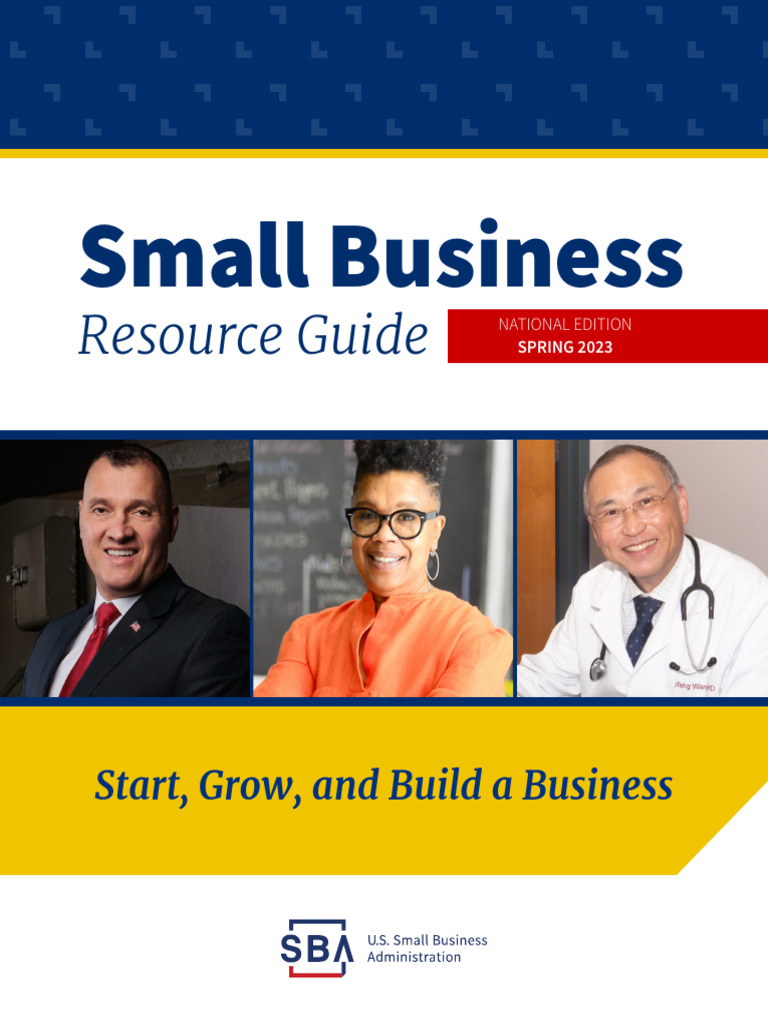 2023 Small Business Resource Guide - 508c - Final | PDF