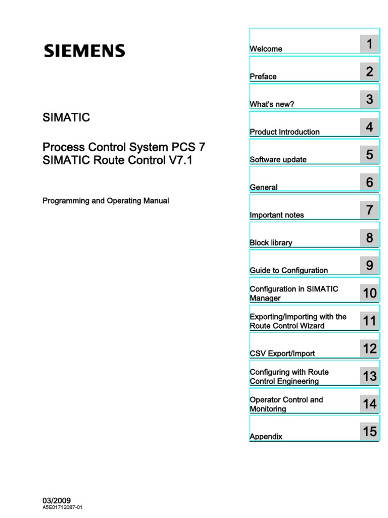 SIMATIC Process Control System PCS 7 SIMATIC Route Control V7.1 Rchelp ...
