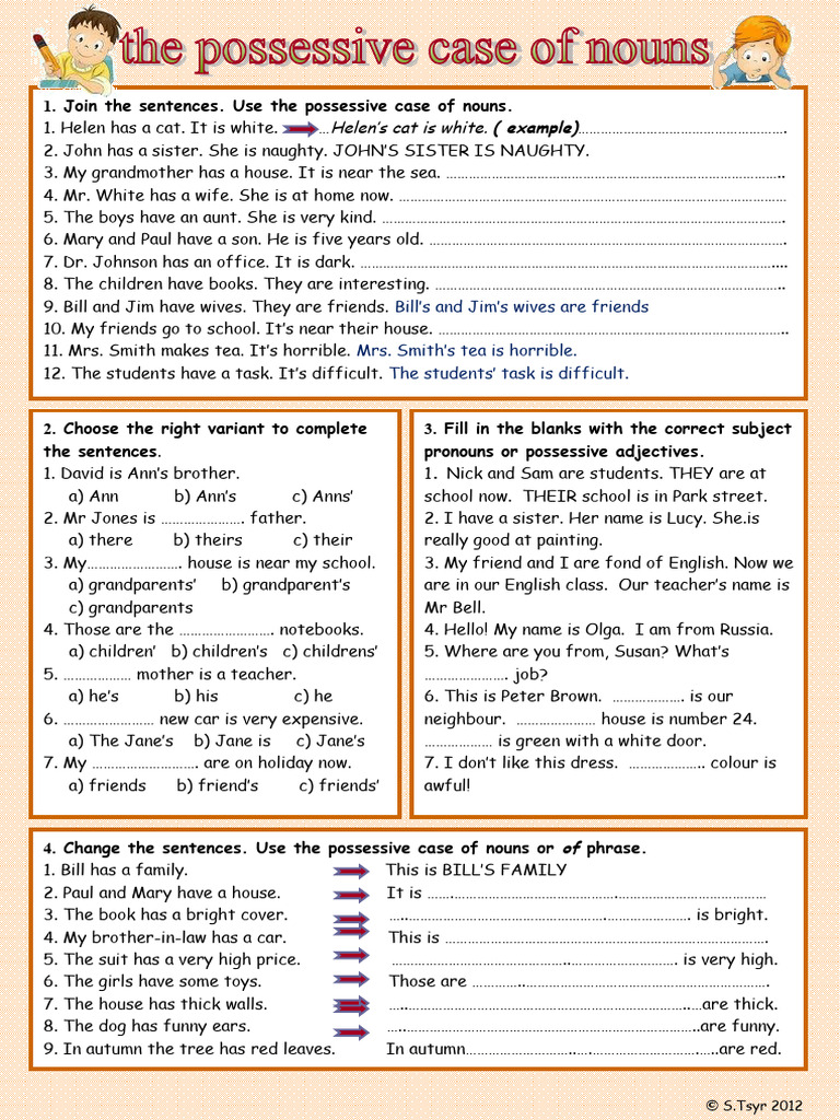 Possessive Case........ | PDF