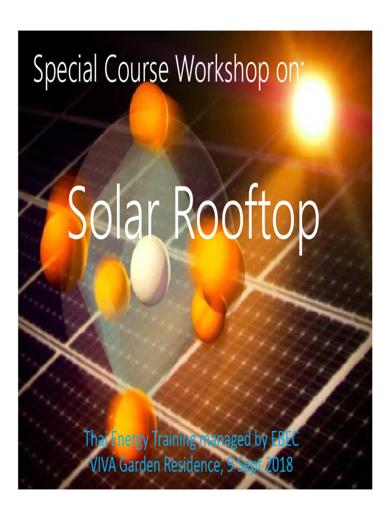 Presentation Solar Rooftop_9.09.18 | PDF
