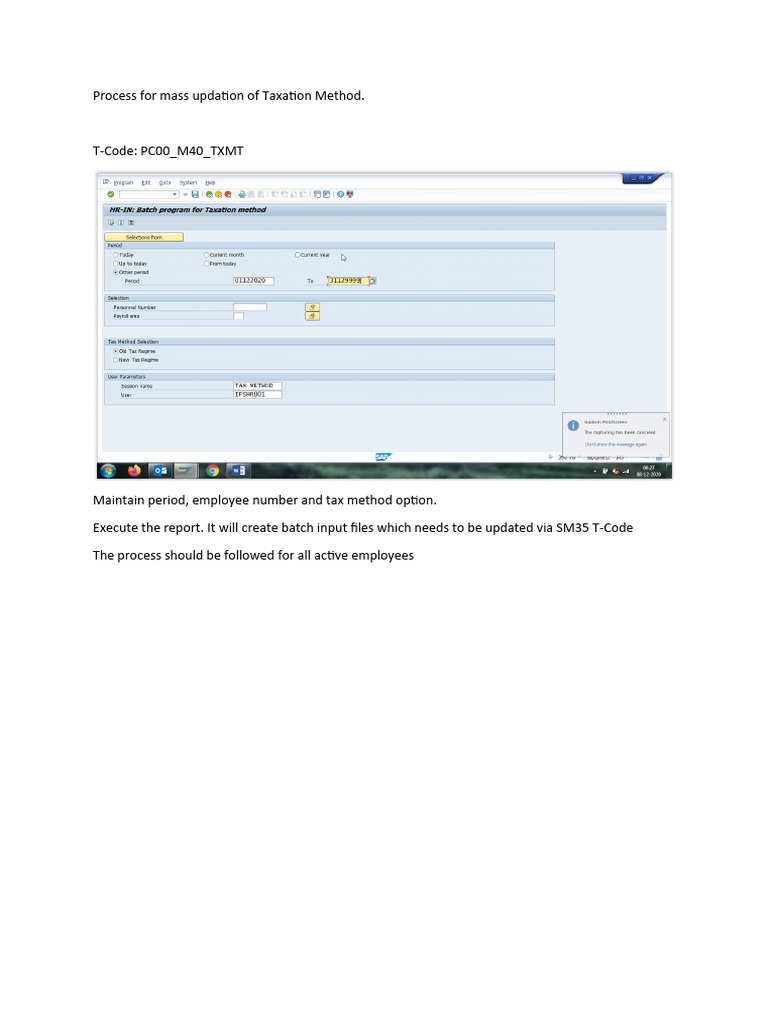 Mass Tax Method Update Guide | PDF