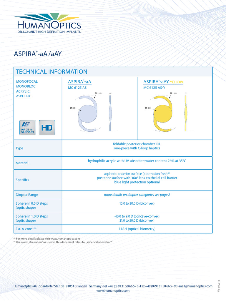 Aspira Aa - Y 1 | PDF | Glass Applications | Atomic