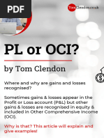 OCI and P&L Reclassification Explained | PDF | International Financial ...