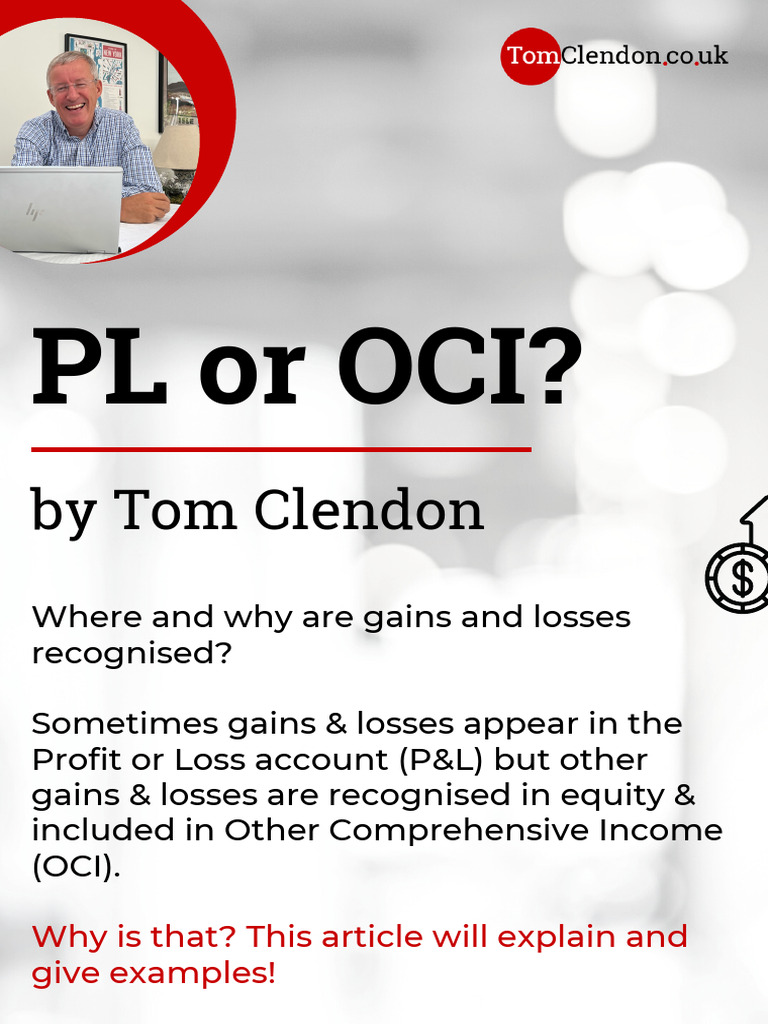 PL or OCI | PDF | Income Statement | International Financial Reporting ...