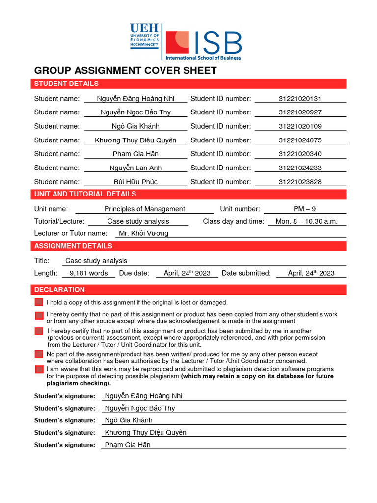 Management Principles in Starbucks Case Study | PDF