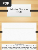 Inferring Character - S Feelings and Traits | PDF | Emotions | Feeling