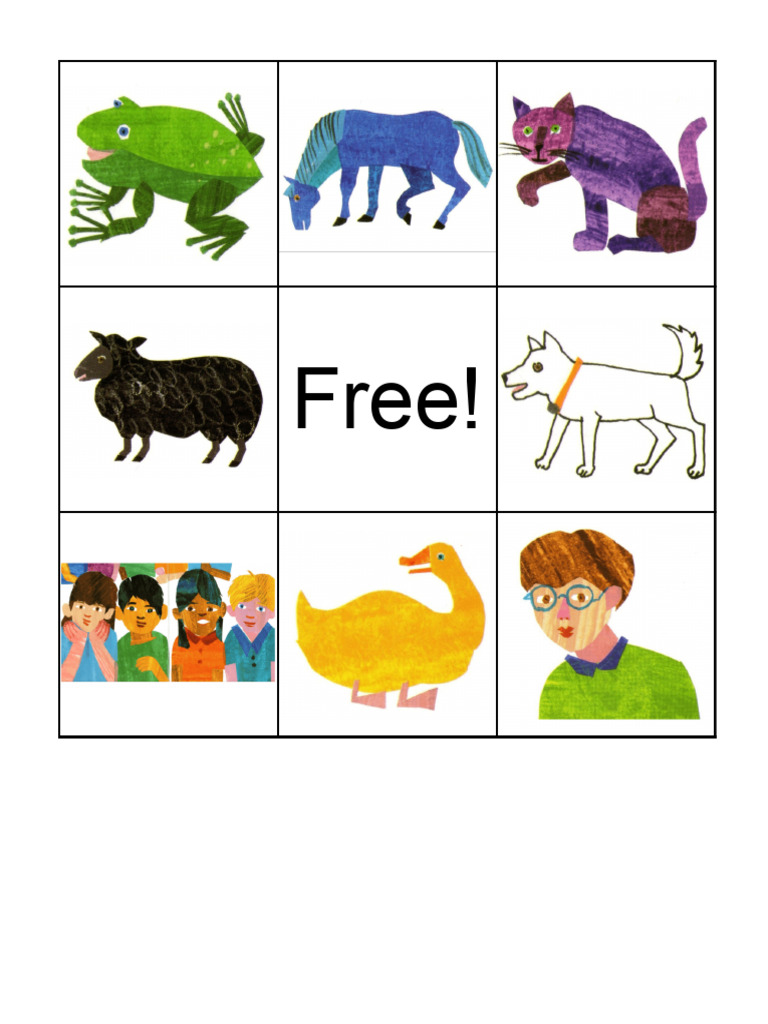 0106 Brown Bear Bingo | PDF
