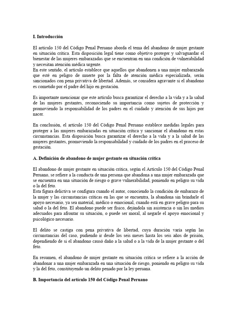 Monografia - Referente Al Tema Abandono de Mujer Gestante en Situacion ...