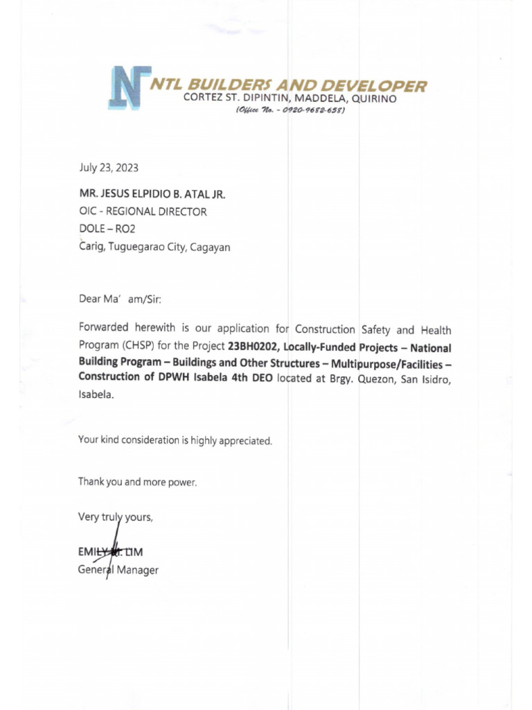 23bh0202-Construction of DPWH Isabela 4th Deo, Quezon, San Isidro ...