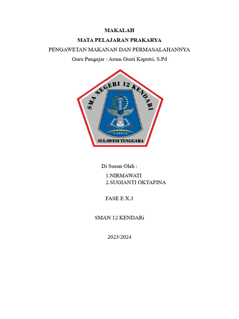 Makalah Prakarya Nirma Revisi | PDF
