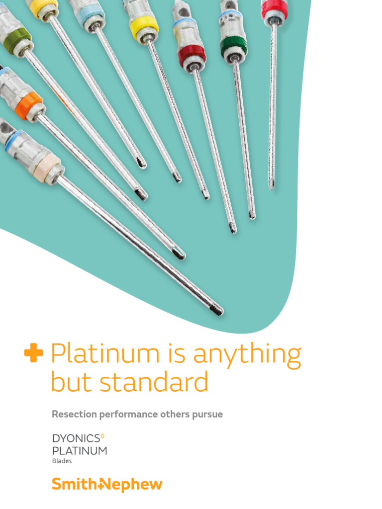 v1 Dyonics Platinum Blades Brochure Flo 0720 | PDF