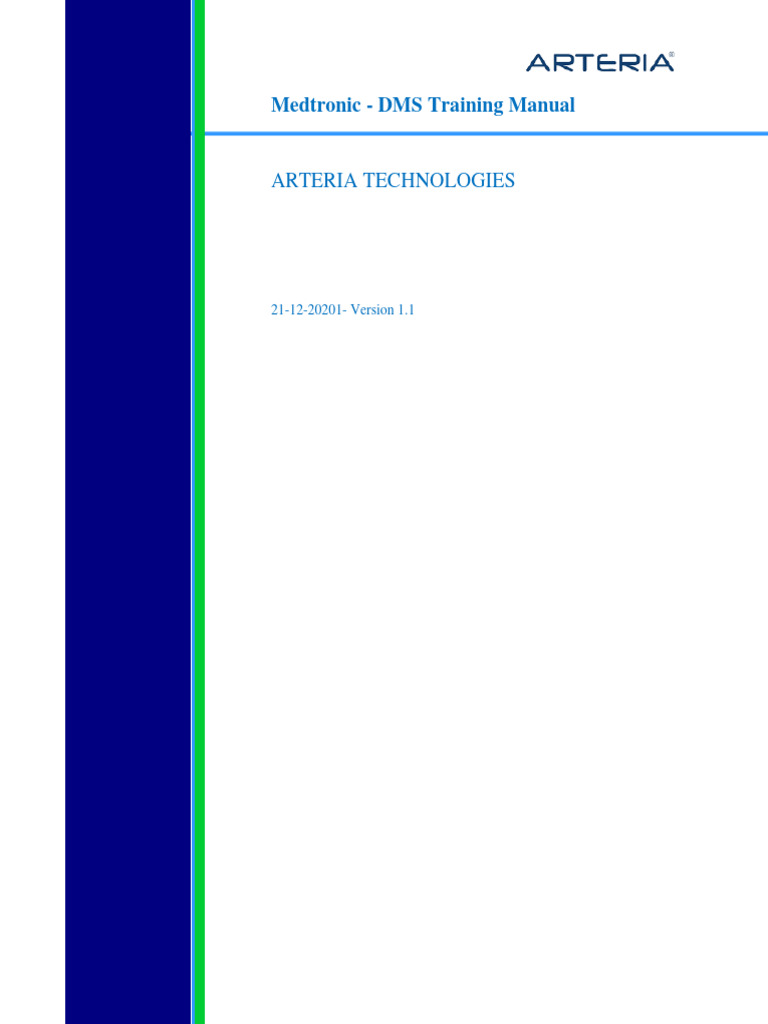Medtronic DMS User Training Guide | PDF | Login | Password