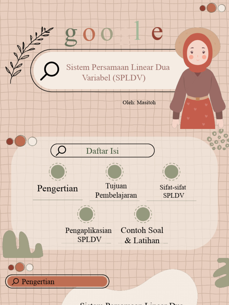 SPLDV Kelas X - Masitoh | PDF
