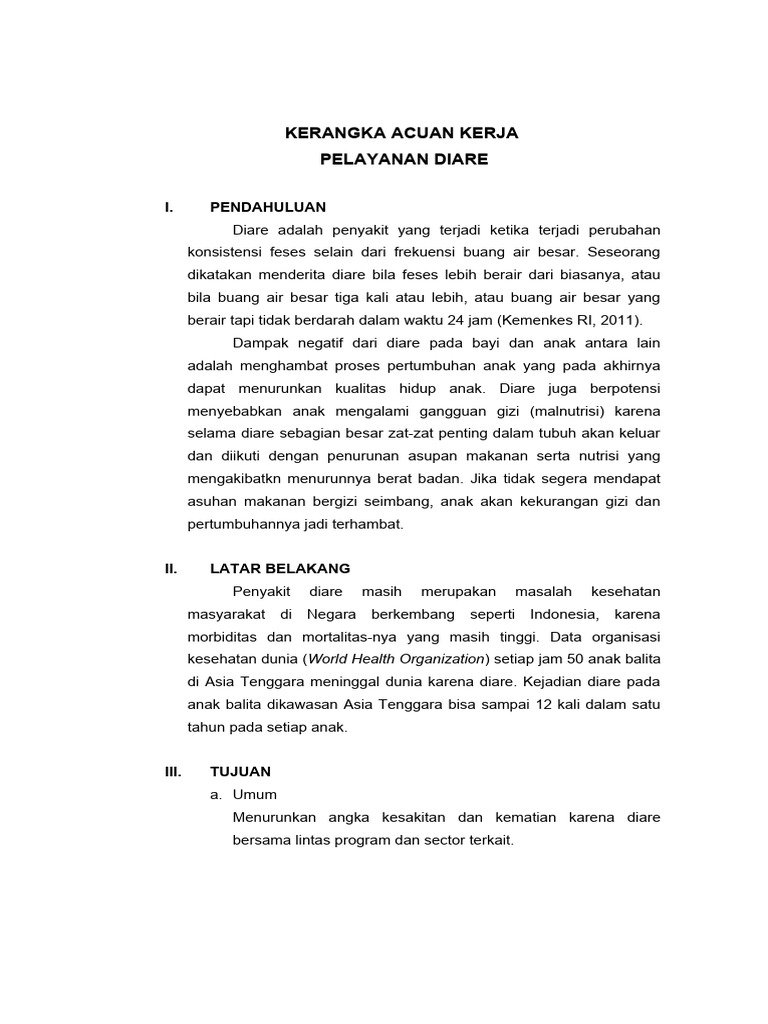 Kak Diare | PDF