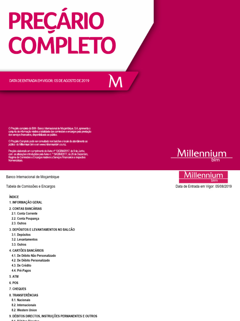 Precario Completo | PDF | Juros | Conta de transação