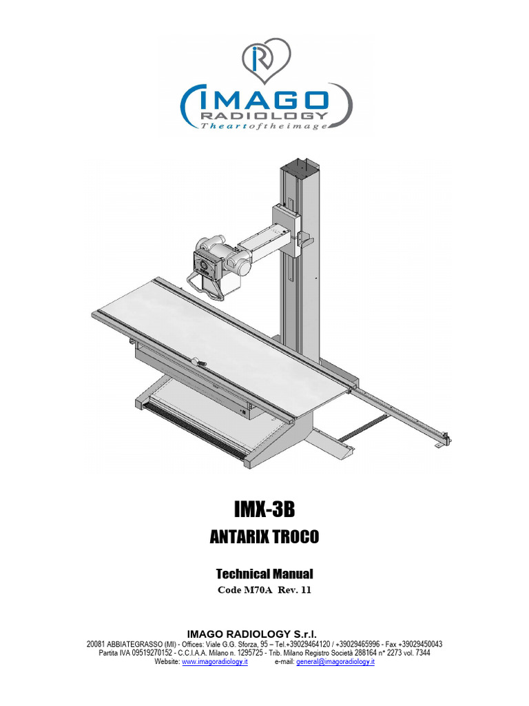 IMX-3B - Technical Manual | PDF | Hertz | Radiography