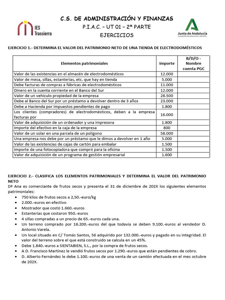 Ejs Tema 1 Piac - 2 Parte | PDF