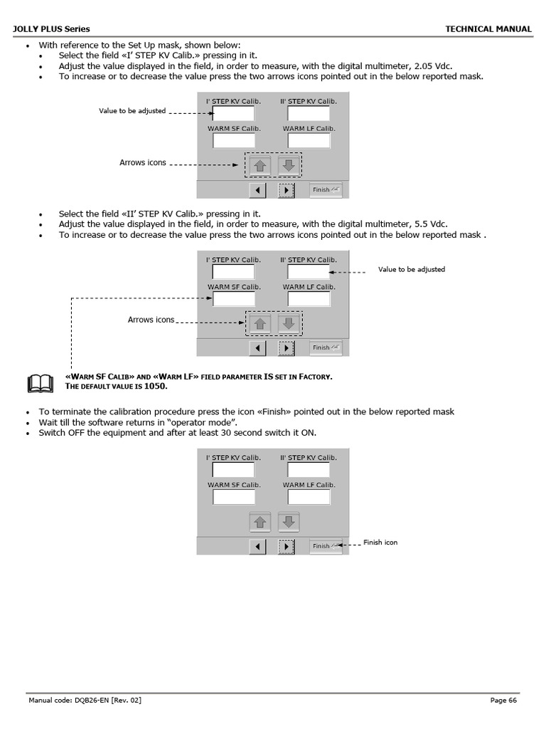 Jolly Plus Technical Manual Overview | PDF | Calibration | Cursor (User ...