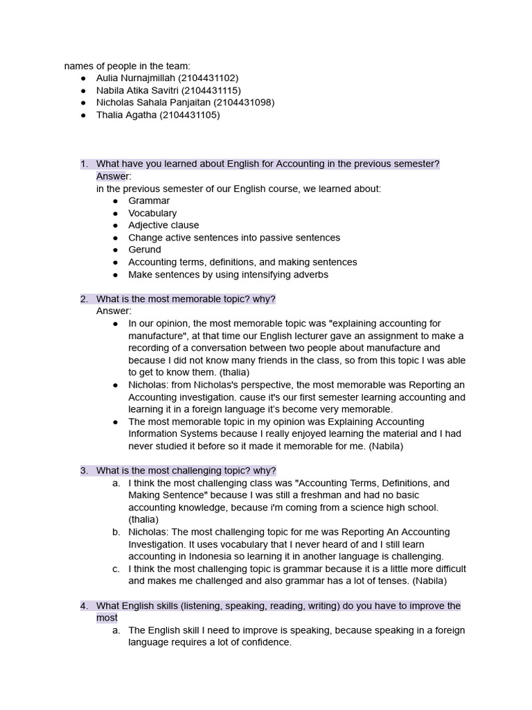 KELOMPOK 5 - Gruop Discussion | PDF | Career & Growth | Foreign Language Studies