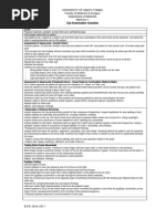 Eye Examination OSCE Checklist Geeky Medics | PDF