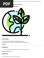 Grade 11 Population Ecology Test | PDF | Environmental Social Science ...