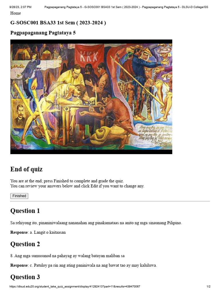 Kasaysayan - Ea5 | PDF