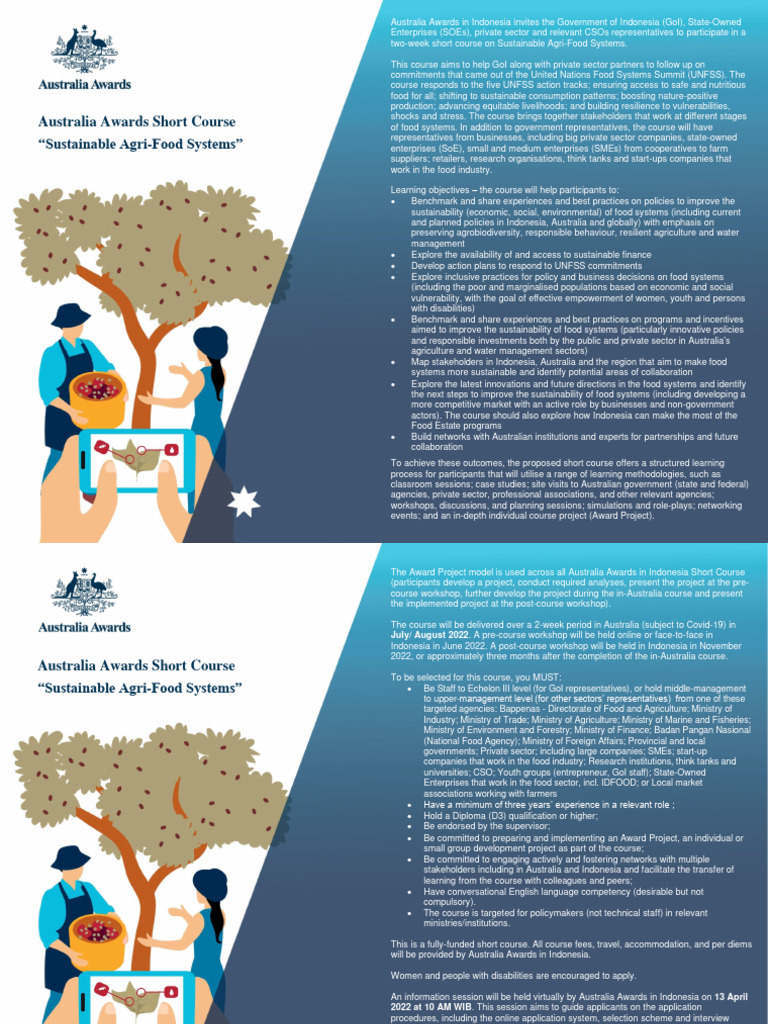 Sustainable Agri Food Systems Short Course Long Version Pdf