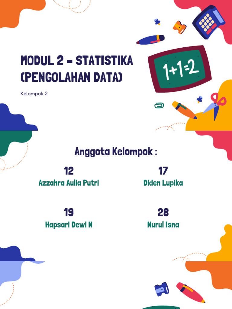 Modul 2 - Statistika | PDF