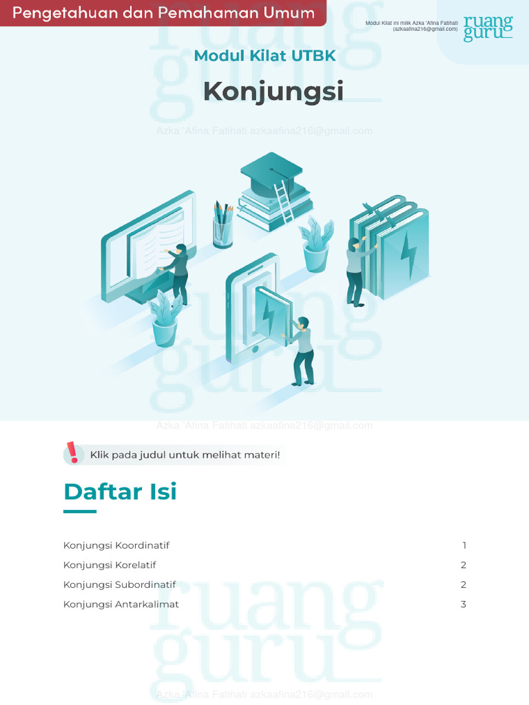 PPU 3 - Konjungsi (Konjungsi - Kalimat) | PDF