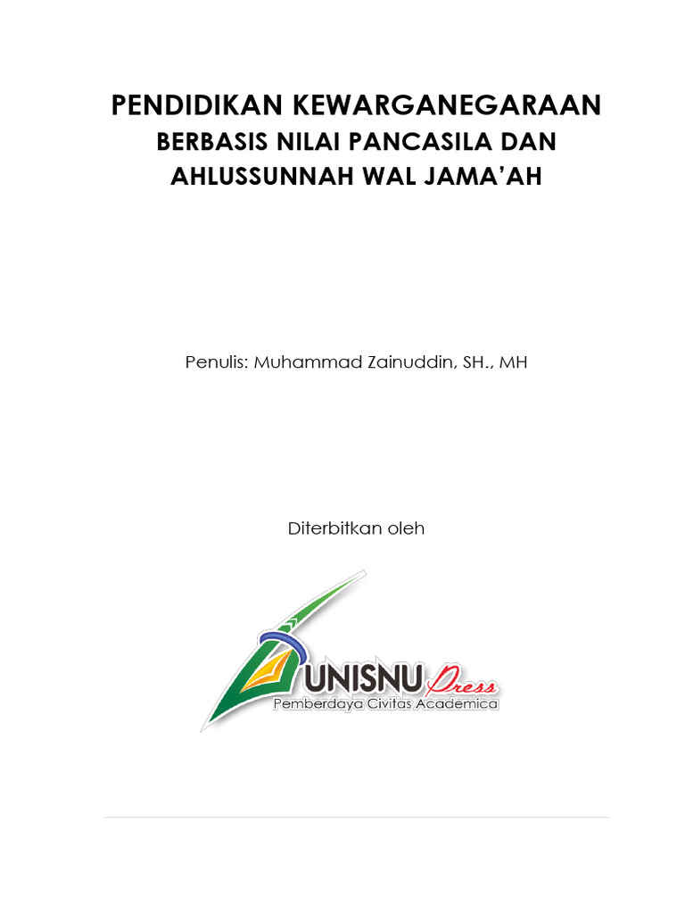 Buku Pendidikan Kewarganegaraan | PDF